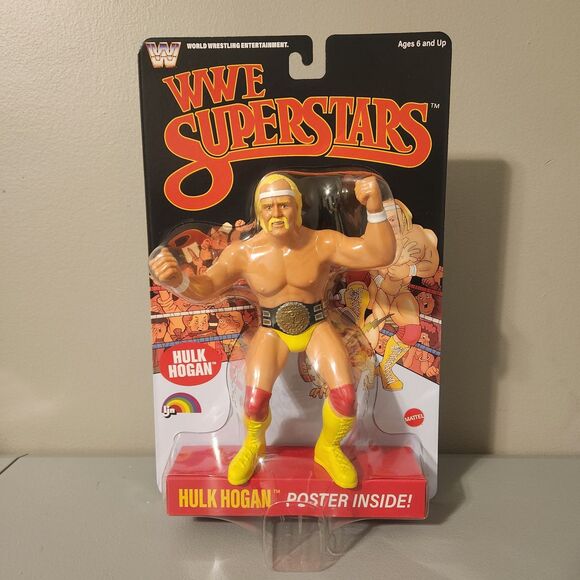 Mattel | Toys | Wwe Mattel Ljn Superstars Hulk Hogan Retro Chase Black ...